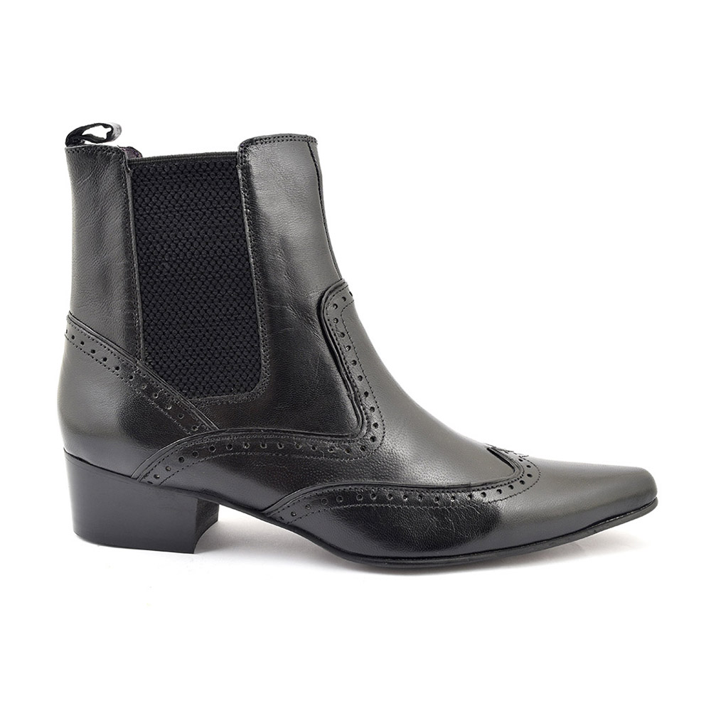 Buy Designer Mens Black Chelsea Boots | Gucinari
